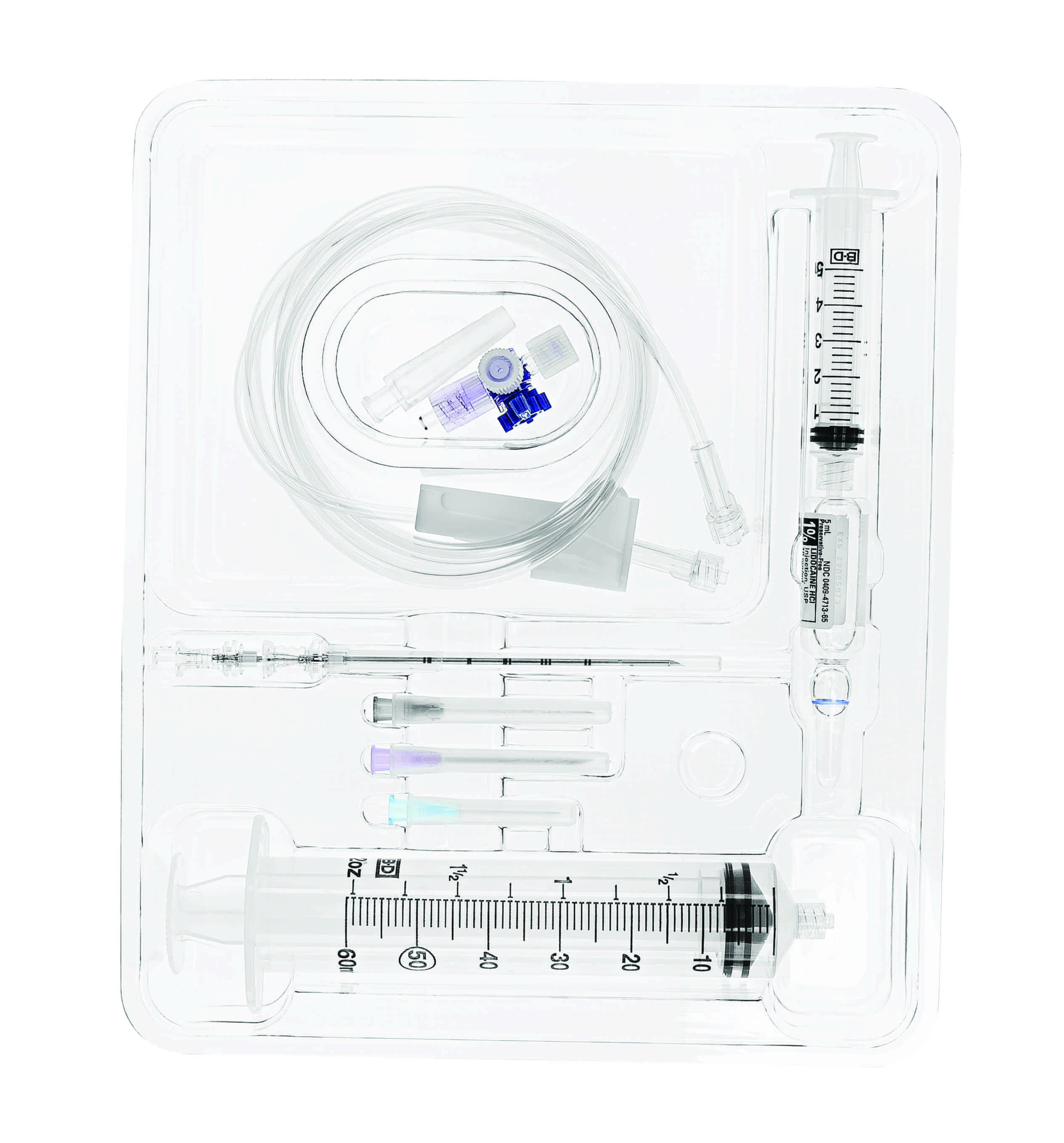 Paracentesis Kit - 15 ga x 3.25 in. (82.55 mm) Caldwell Needle/Cannula ...